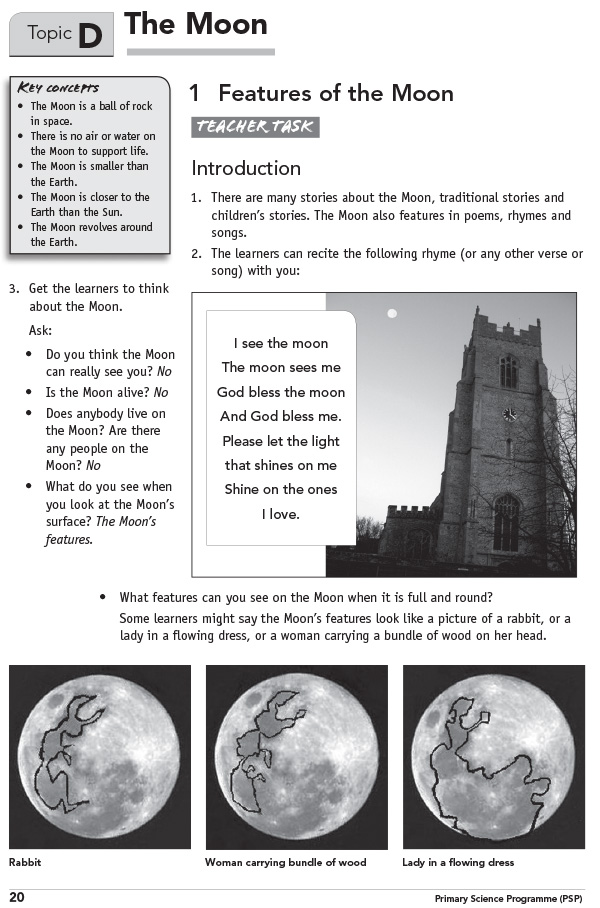 Planet Earth & Beyond and Systems & Control – Grade 4 - PSP Website